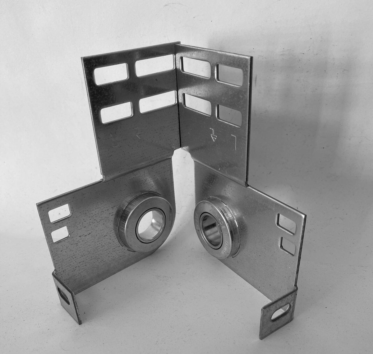 12 GAUGE STANDARD END BEARING BRACKETS - Garage Door Hardware Australia